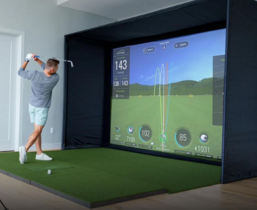 SkyTrak+ SIG12 Golf Simulator Package | Golf Sim Depot