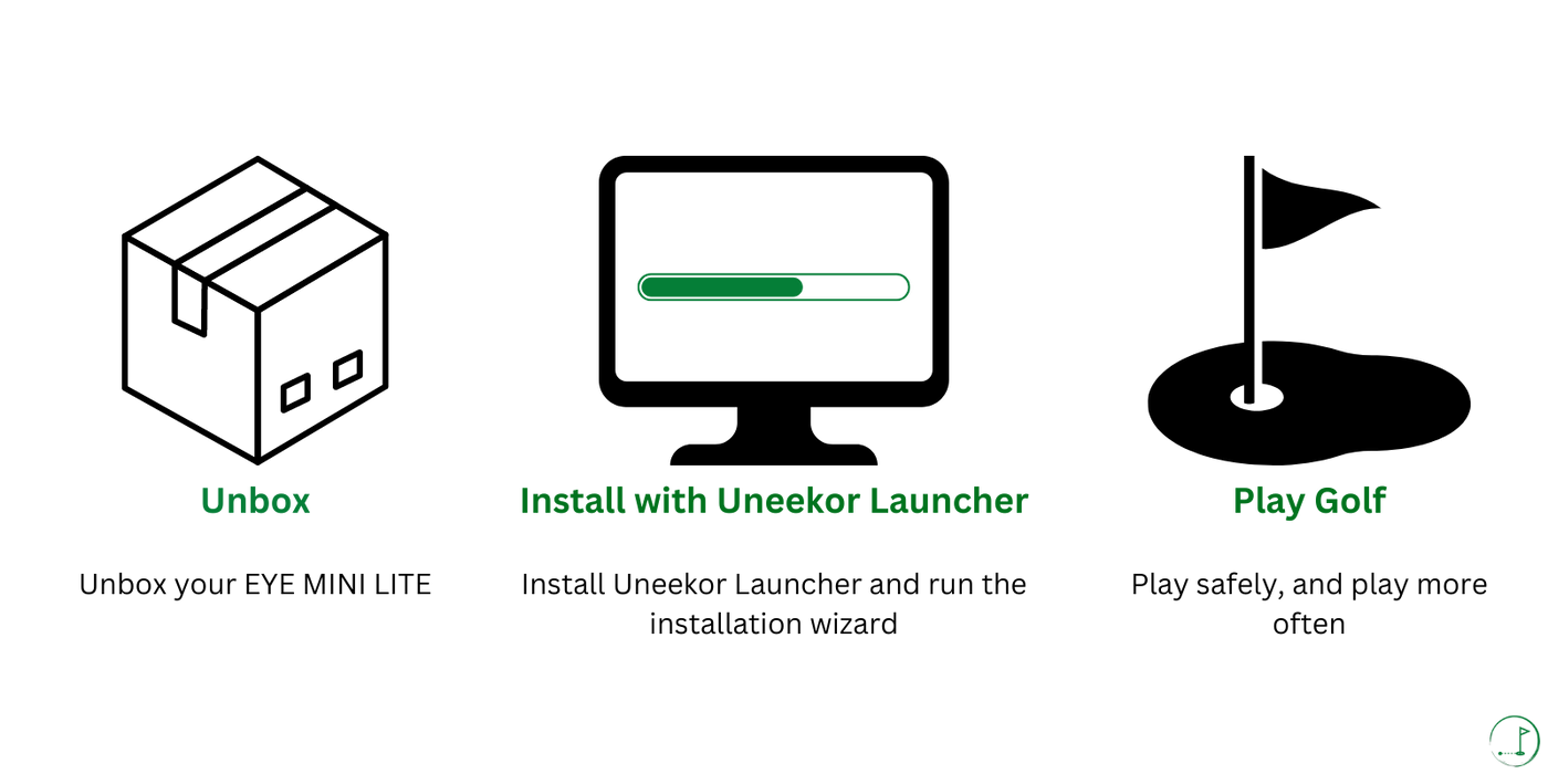 Uneekor EYE MINI LITE Launch Monitor | Golf Sim Depot