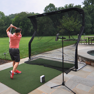 G-TRAK Retractable Garage Golf Simulator Impact Screen | Golf Sim Depot